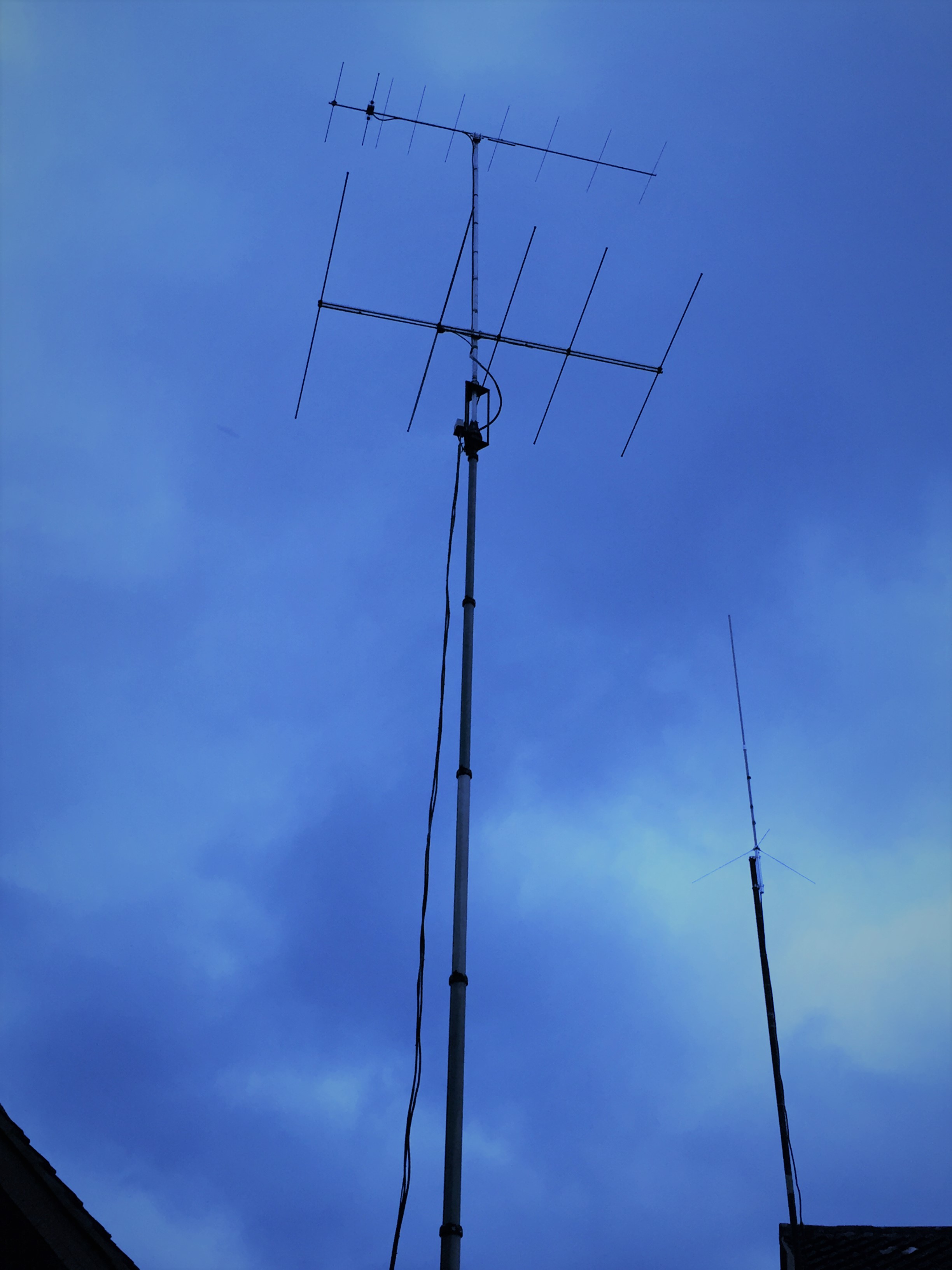Current antenna system or 2x 5el